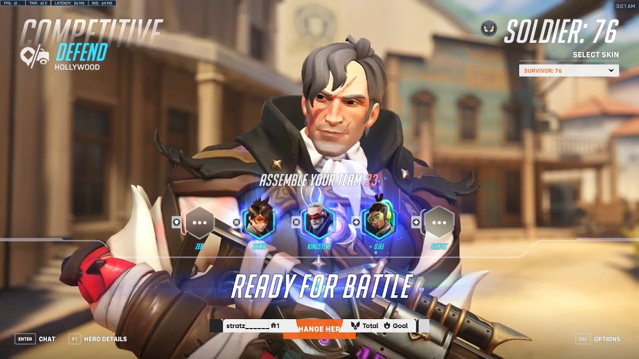 NEW SOLDIER 76 SKIN - SURVIVOR: 76 ! SEASON 9 BUFFS! GALE SOLDIER 76 ...