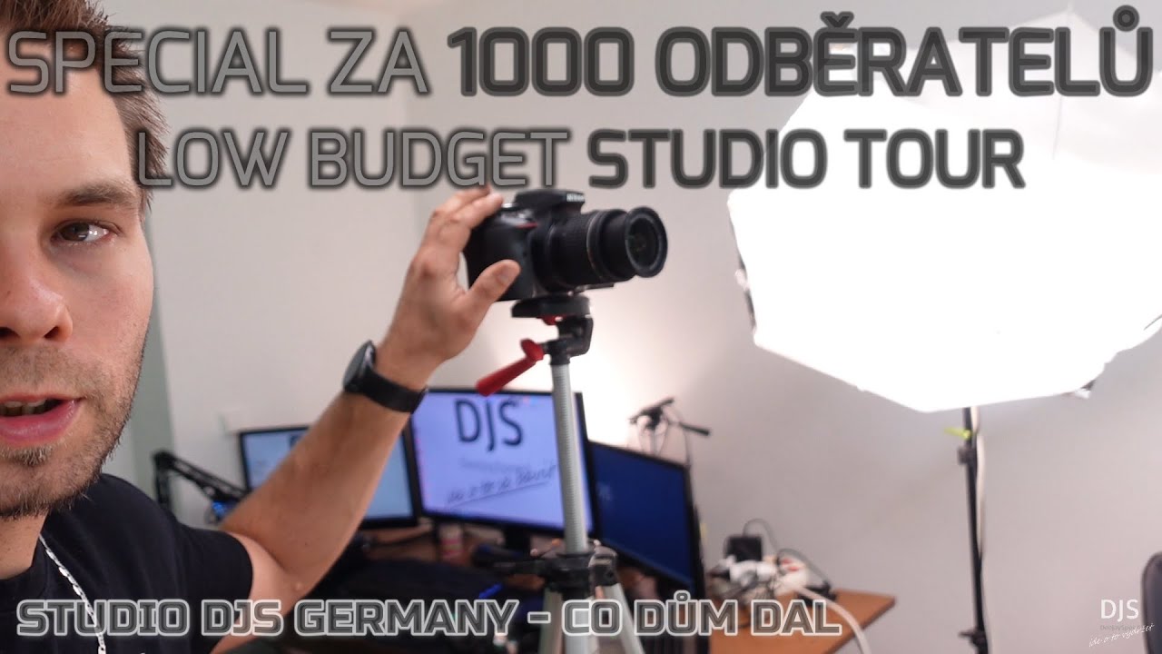 SPECIAL ZA 1000 ODBĚRATELŮ | LOW BUDGET STUDIO TOUR | CO DŮM DAL | 1K ...