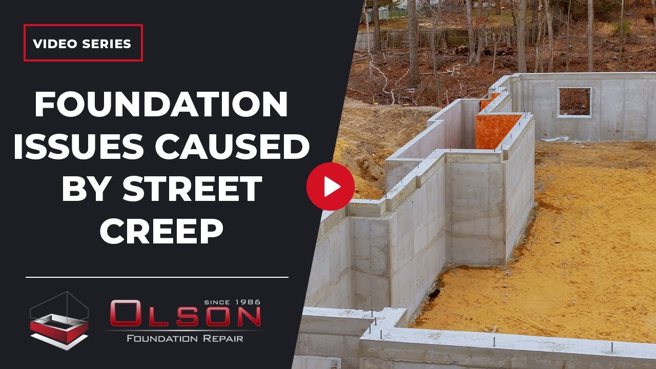 Repairing Foundation Issues Caused By Street Creep - YouTube