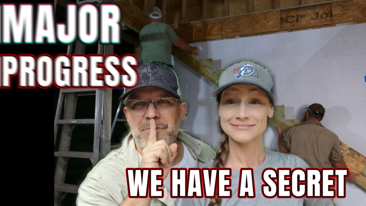We Have a SECRET |MAJOR Progress on house build |Homesteading |Off-Grid ...