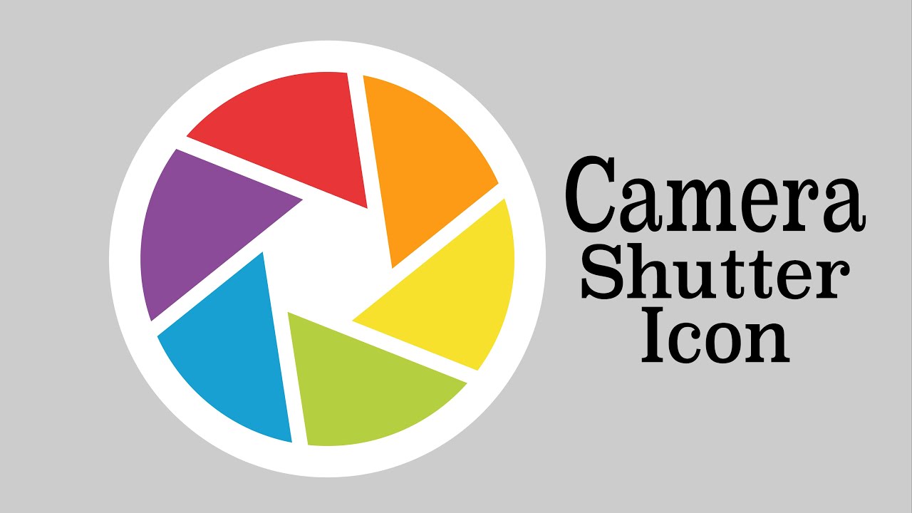 How to Design a Camera Shutter Icon in illustrator || Farhan Graphics || Adobe illustrator - YouTube