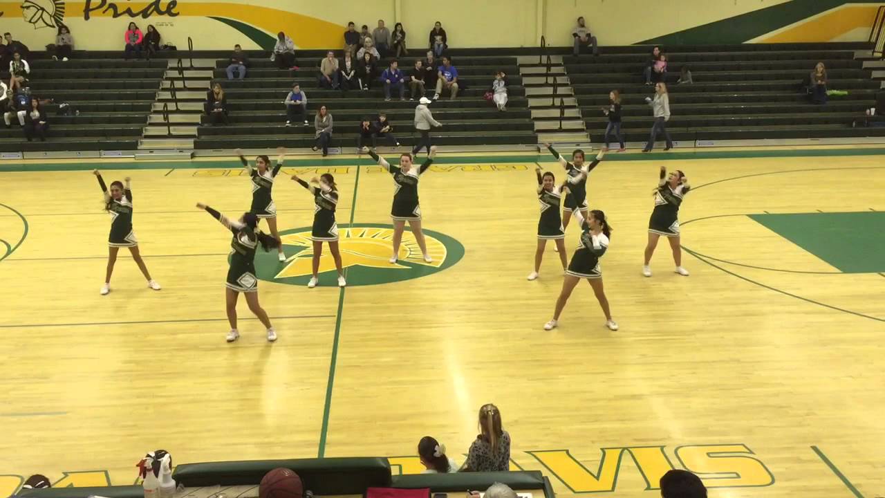 Grace Davis Cheer Freshman 1/13/16 - YouTube