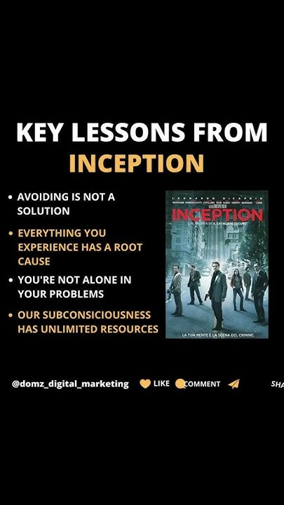 Key Lessons from INCEPTION - YouTube