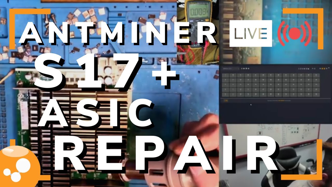 Antminer S17+ ASIC Repair - Bitcoin Miner Hashboard Repair LIVE - 045 ...