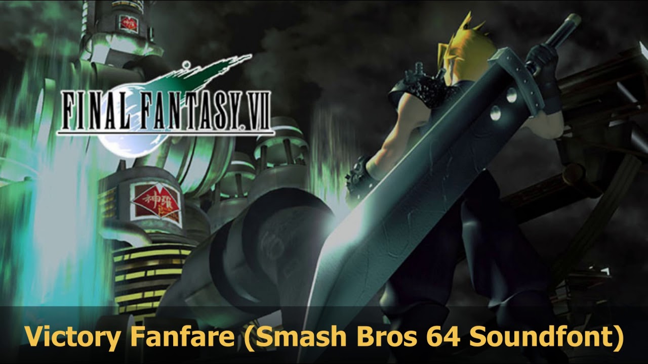 Final Fantasy VII: Victory Fanfare (Super Smash Bros Soundfont) - YouTube