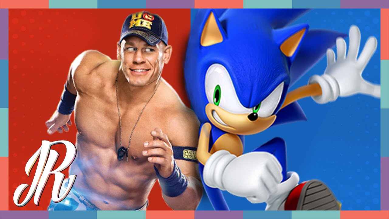 JOHN CENA x SONIC THE HEDGEHOG SPEED ART - YouTube