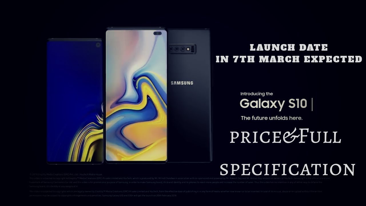 SAMSUNG GALAXY S10 - LAUNCH DATE /OFFICIAL PRICE &FULL SPECIFICATION IN ...