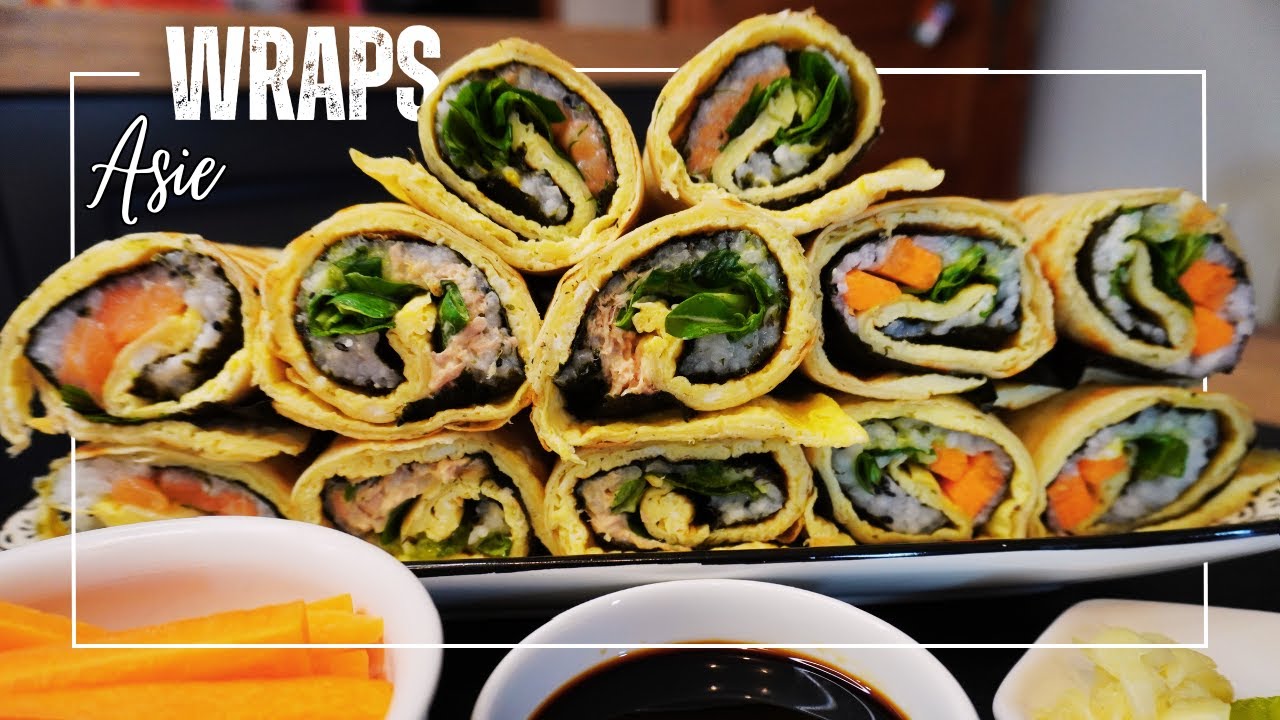 WRAP + GIMBAP = GIMWRAP ?? 🌮🍣 comme un sandwich, taco - sushi, wrap ...