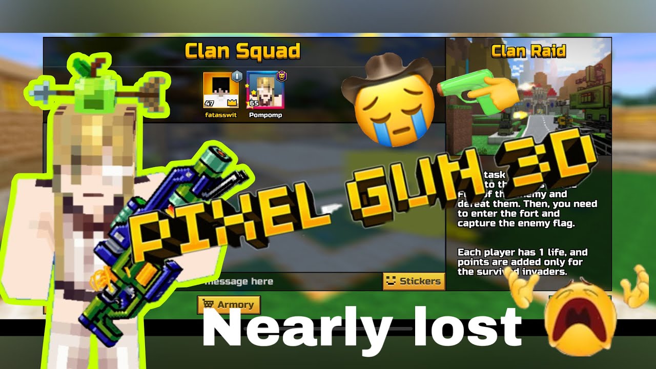 Silly chaotic raid - Pixel Gun 3D - YouTube