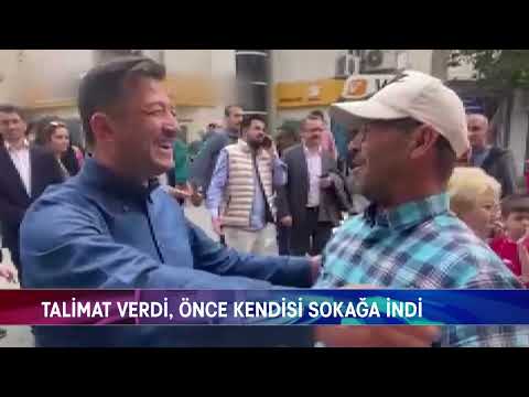 TALİMAT VERDİ, ÖNCE KENDİSİ SOKAĞA İNDİ