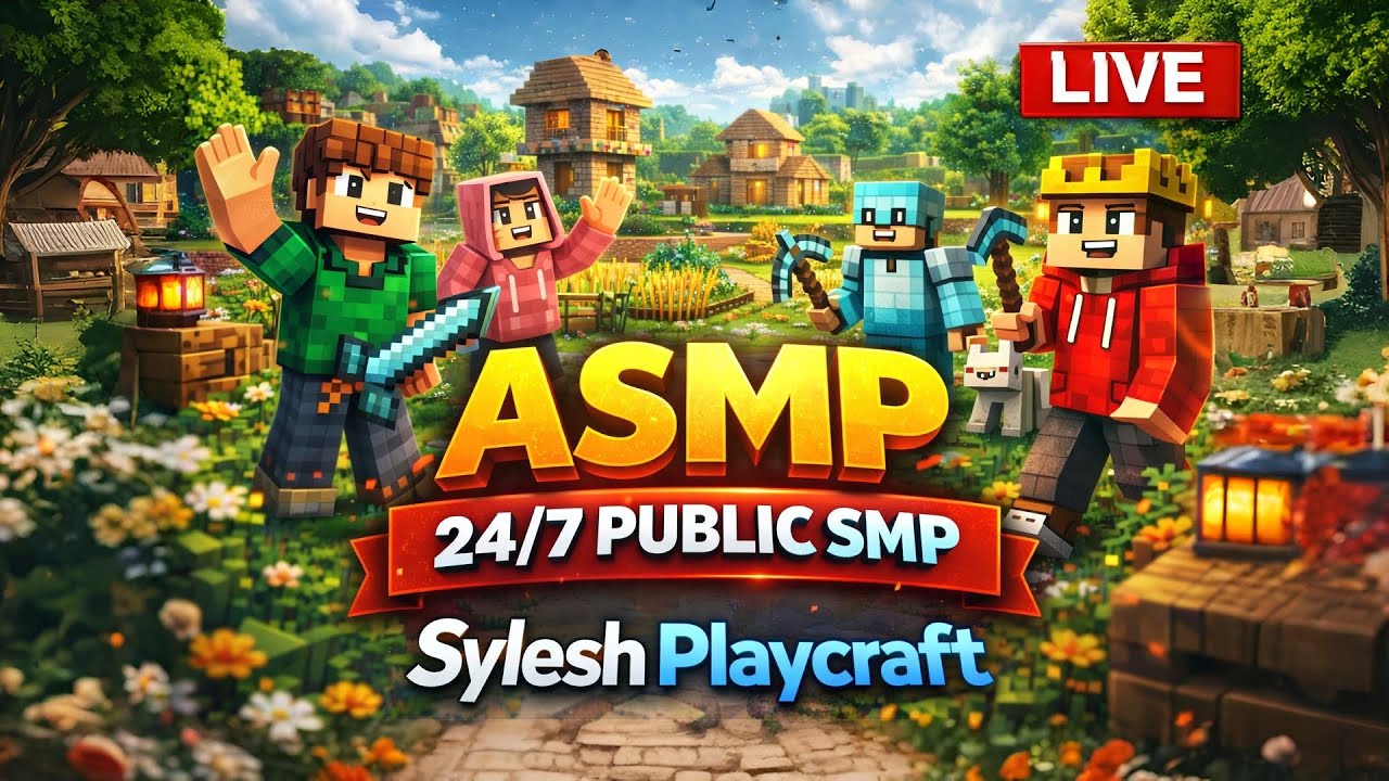 ASMP Day 03 Live || #minecraft #Minecraftsmp #cobblemonsmp # ...