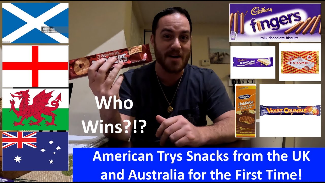 Americans Try British Snacks For The First Time - YouTube