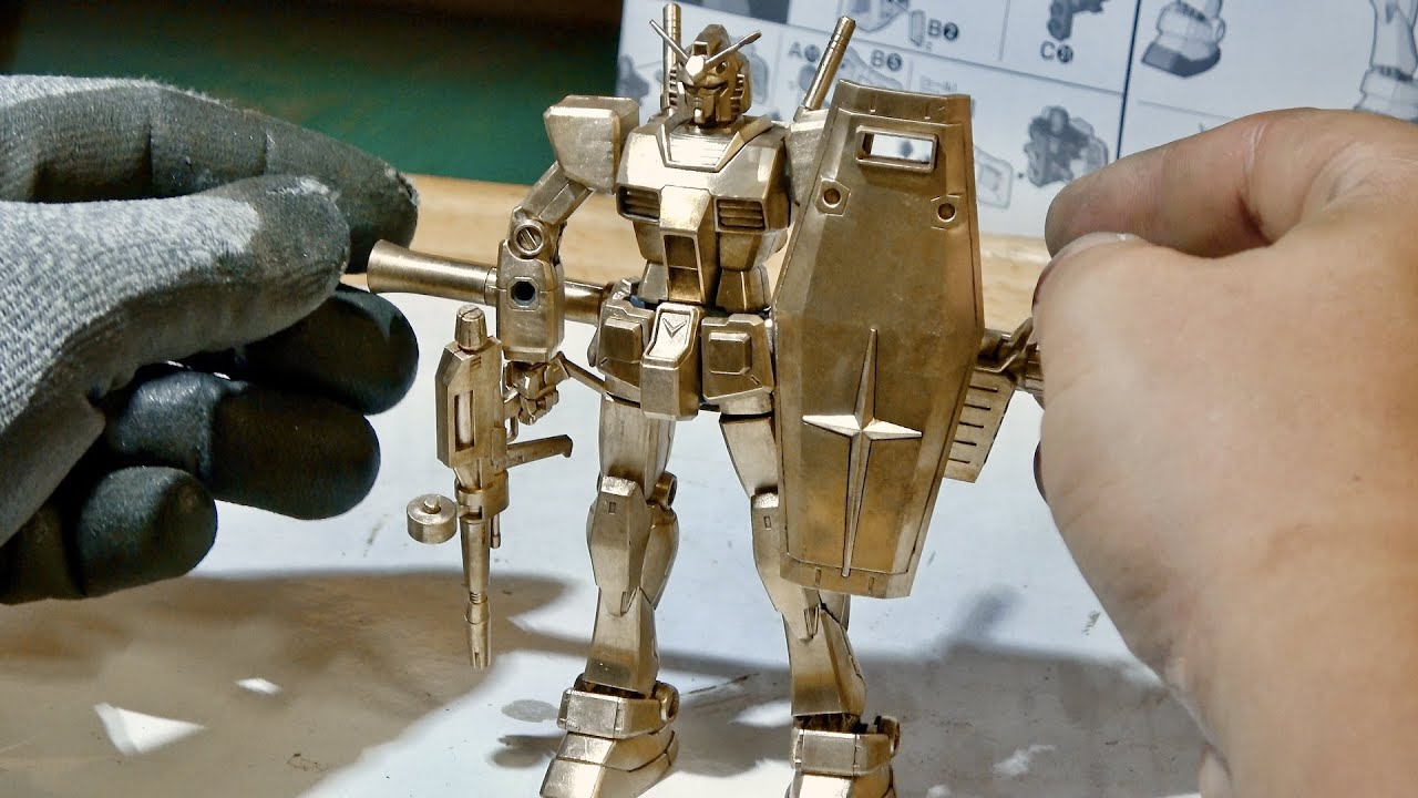 How Metal Craftsman Creates Brass Gundam Model. Amazing Model Building ...