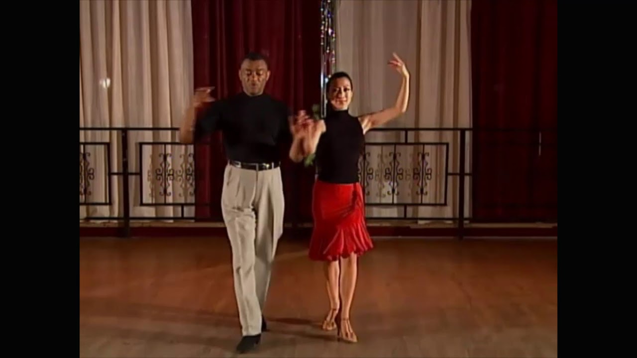 StepFlix Cha Cha dance, level 3, class 2: back spot turns - YouTube