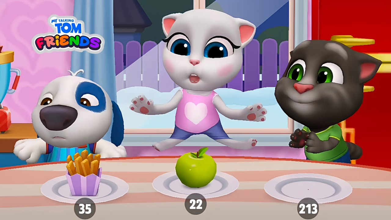 Tom Friends Funny Moments In The House 😍 - My Talking Tom Friends New ...