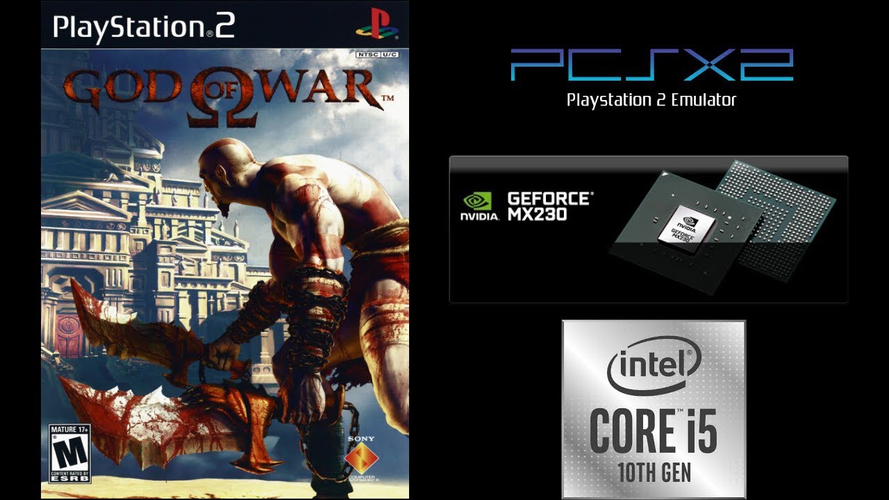 God of War - PCSX2 [PS2 Emulator] - On low end Laptop - Intel i5-10210U ...