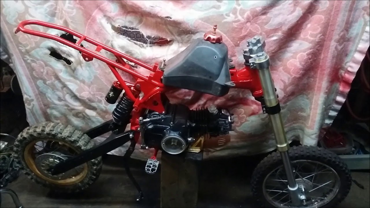 pitbike build 5 - YouTube