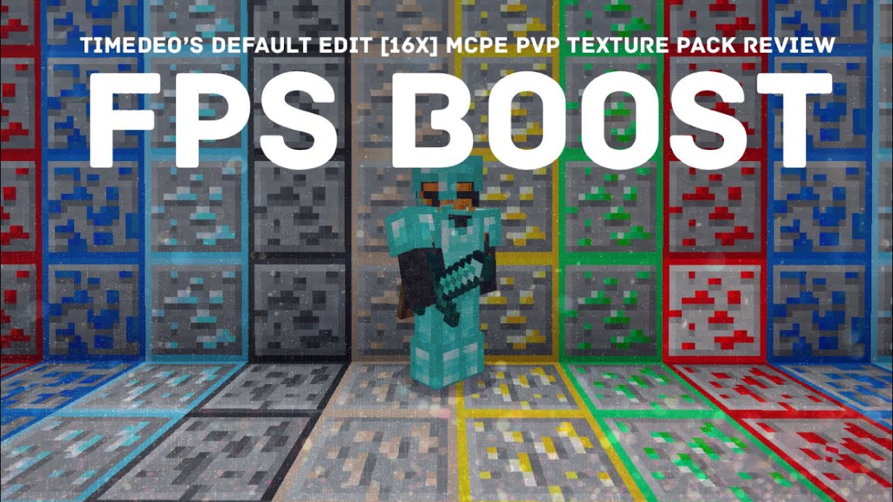 Timedeo’s Default Edit MCPE PvP Texture Pack Review (FPS BOOST) - YouTube