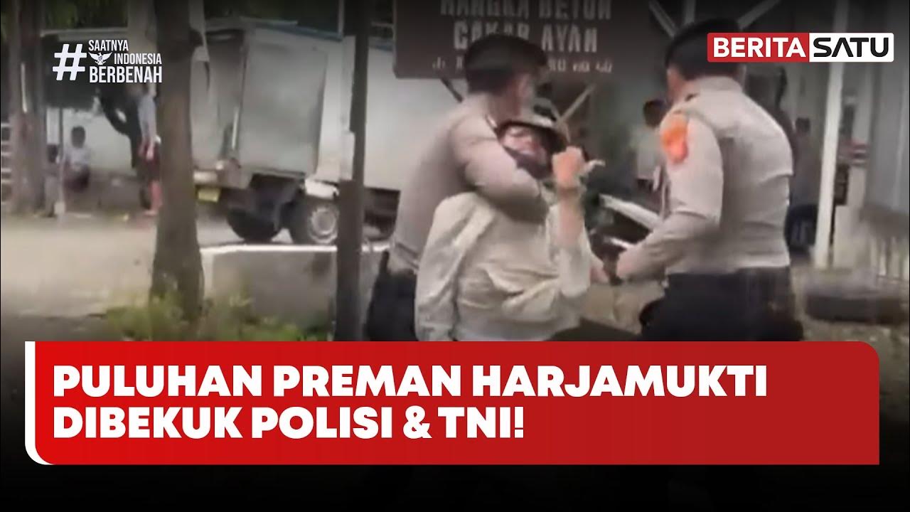 Puluhan Preman Harjamukti Cirebon Dibekuk Polisi & TNI | Beritasatu - YouTube