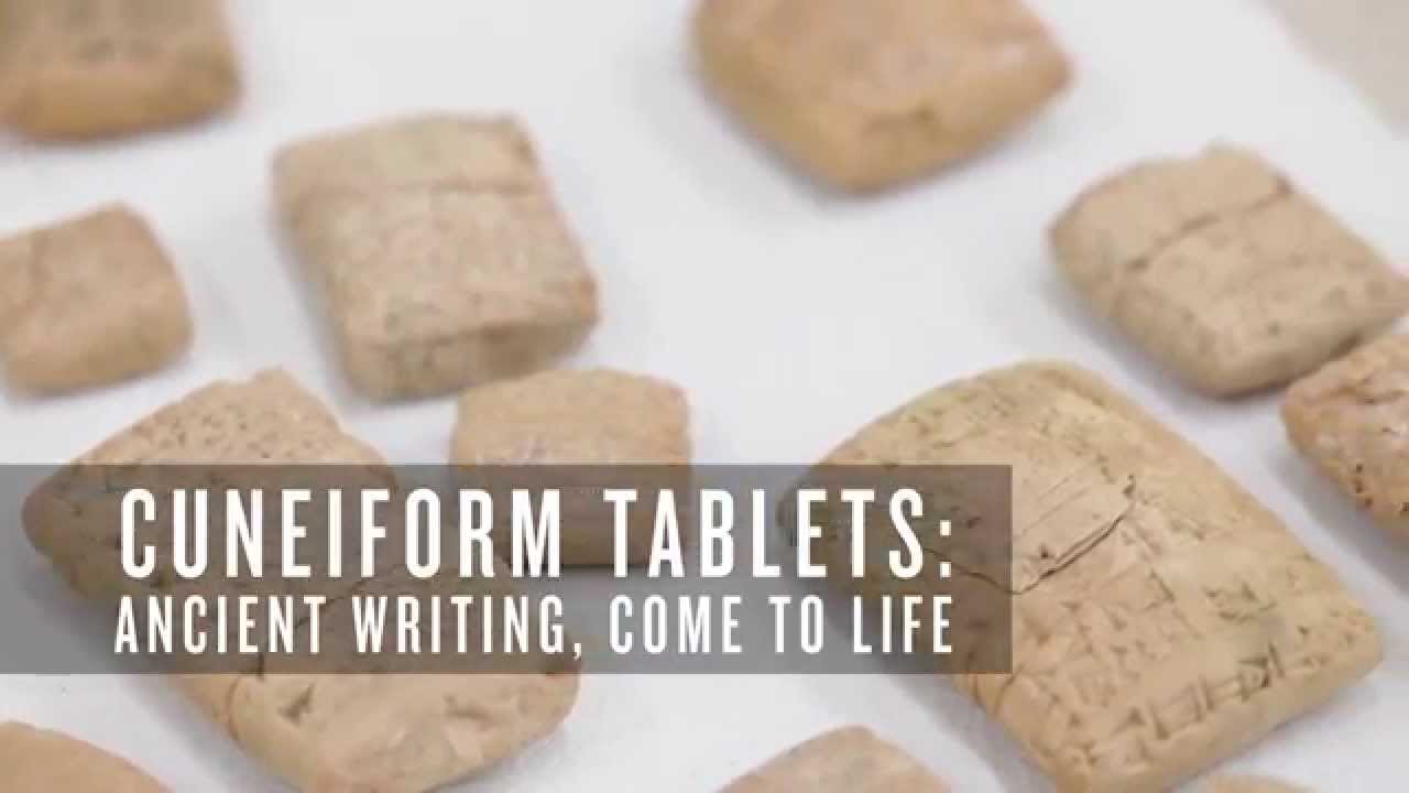 Cuneiform Tablets: Ancient Writing Comes to Life - YouTube