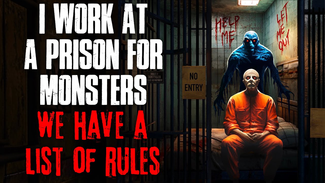 I Work At A Prison For Monsters. We Have A LIST OF THE RULES. - YouTube