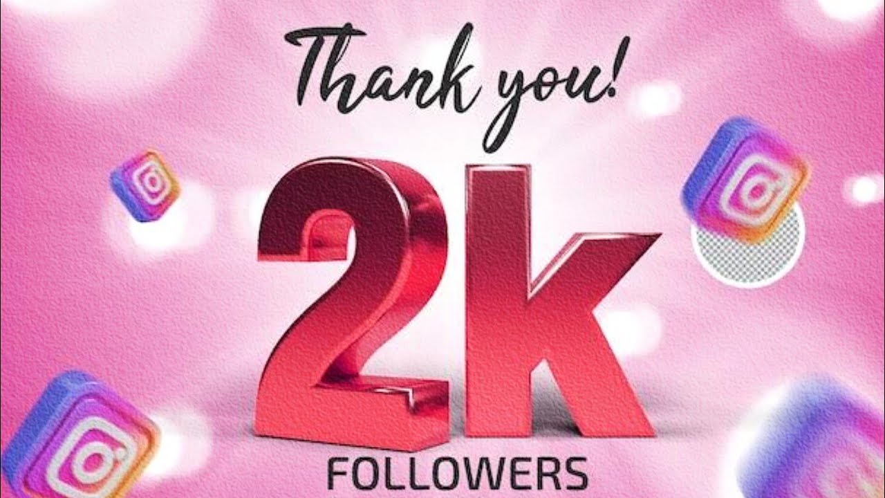 2k followers on instagram status - YouTube