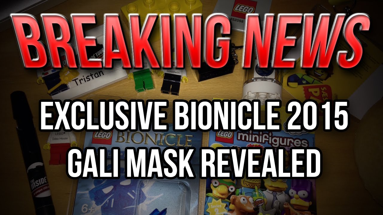 BREAKING NEWS: Exclusive BIONICLE 2015 Gali Mask Revealed - YouTube