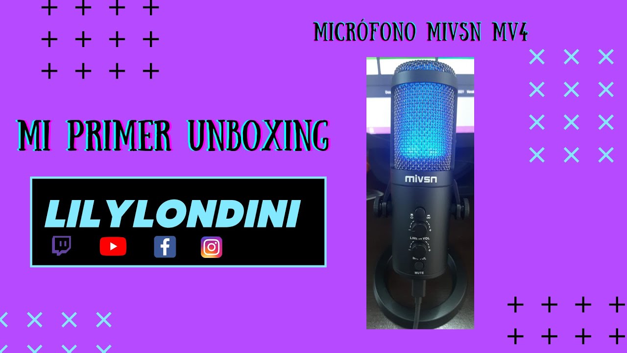 Umboxing Micrófono Mivsn Mv4 - YouTube