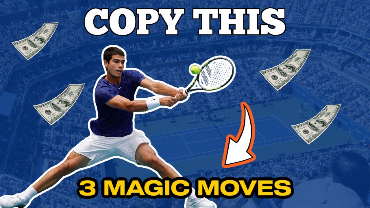 Carlos Alcaraz Open Stance Backhand - YouTube