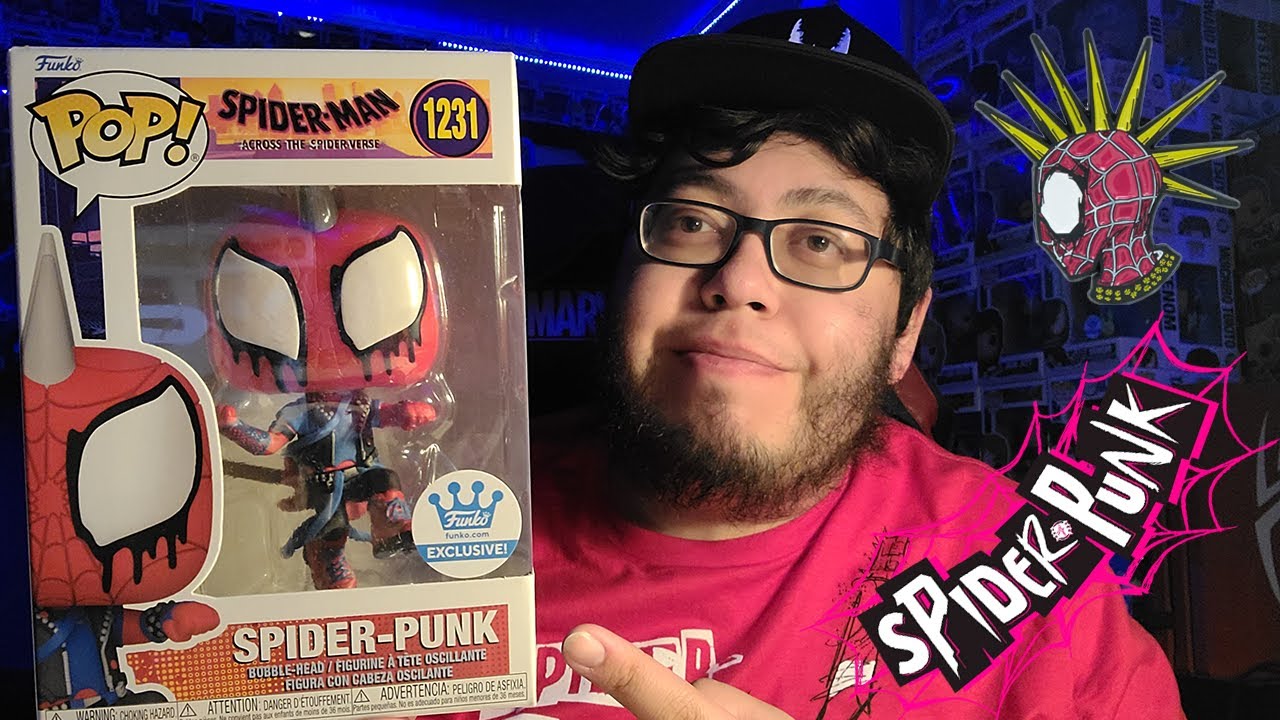 Awesome!! Spider Punk Funko Shop Exclusive!! Spiderman Across the ...