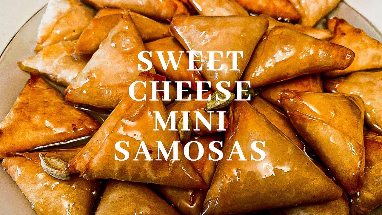 Cheesy sweet samosas|mini samosas|arabic sweet|easy to make|ramadan ...