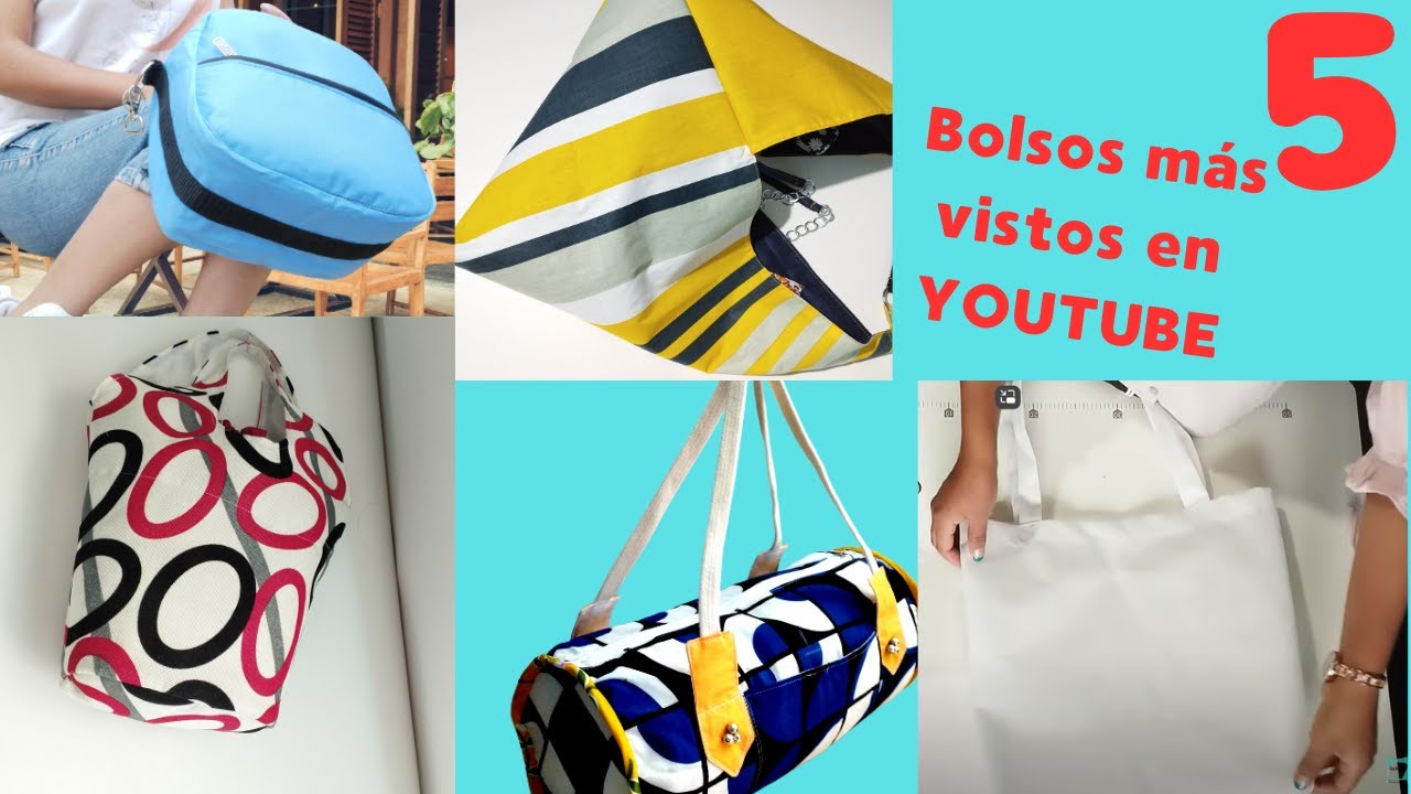 Mis 5 modelos de BOLSOS más vistos en YOUTUBE - YouTube