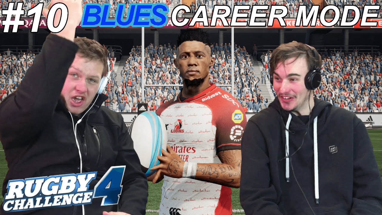 SO MANY SUBS! RUGBY CHALLENGE 4 Co-op BLUES Career Mode EPISODE 10 ...