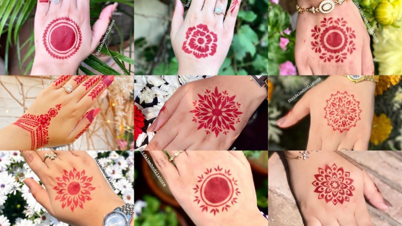 simple & unique mehndi design | for mehndi lovers - YouTube