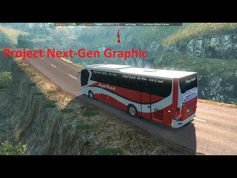 How to Install Project Next - Gen Graphic Mod v1.8.1 ETS 2 1.35.x - YouTube