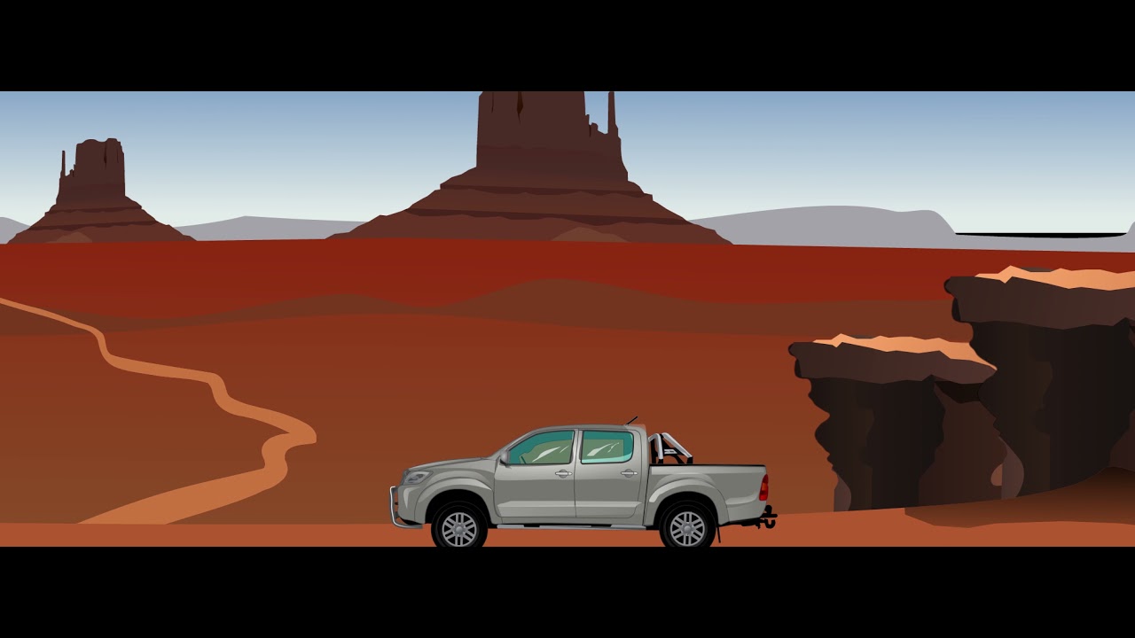 Running truck animation in after effects :) - YouTube