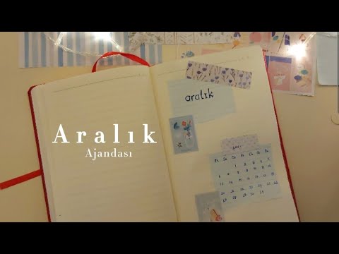 Aralık ajandası | Bullet Journal | Pratik Ajanda Düzenim