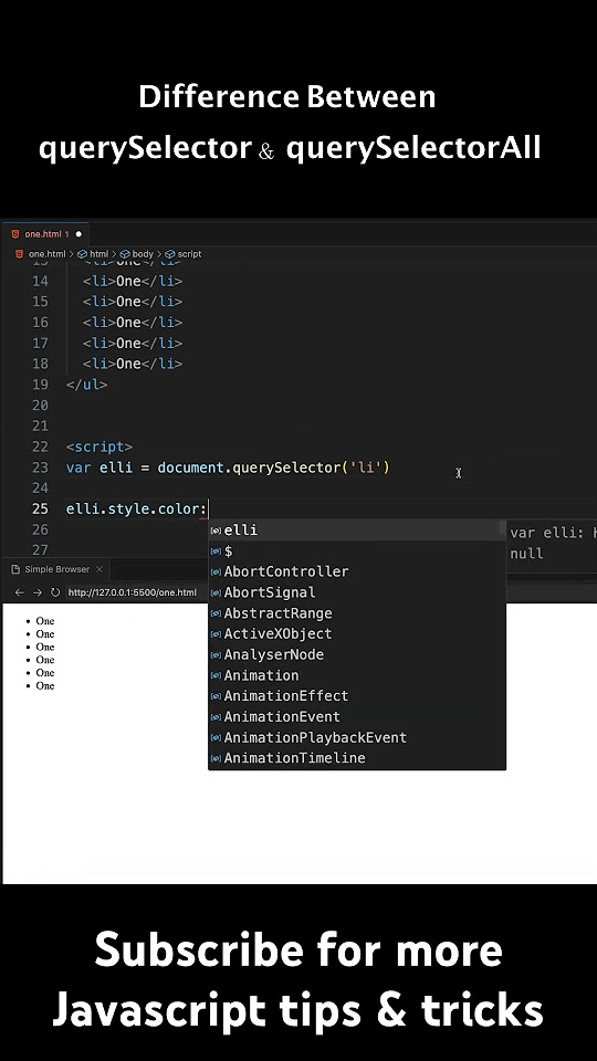Difference Between Queryselector And Queryselectorall In Javascript Coding Javascript
