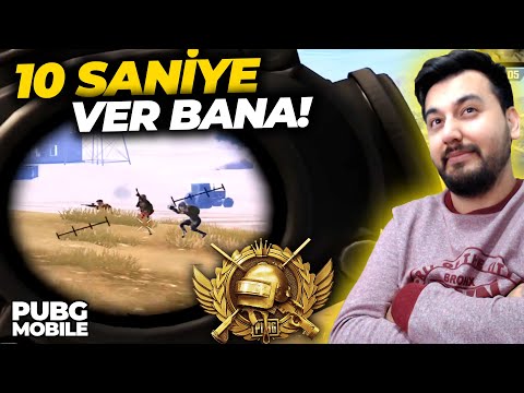 10 SANİYE VER BANA DEDİM VE OLANLAR OLDU!!! FATİH LİGİ 30. SIRALAMA PUBG MOBILE