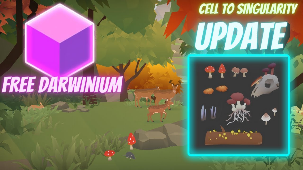 New Update + Code for free Darwinium | Cell to Singularity - YouTube