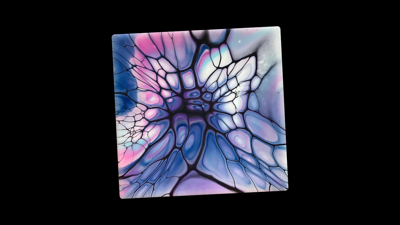 (367) How to Create the Bloom Technique in Acrylic Pouring ~ Acrylic ...