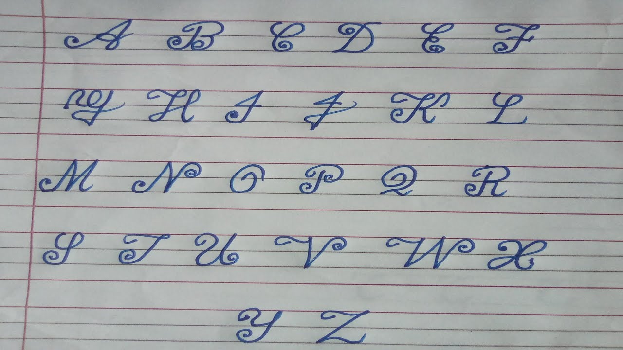 Cursive letter writing | Calligraphy handwriting | neat and clean ...