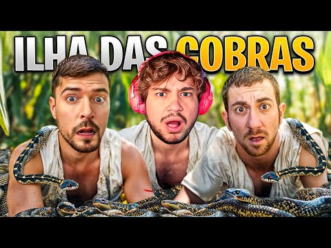 UMA ILHA PROIBIDA NO BRASIL com 10 MIL COBRAS! - React Drew Binsky