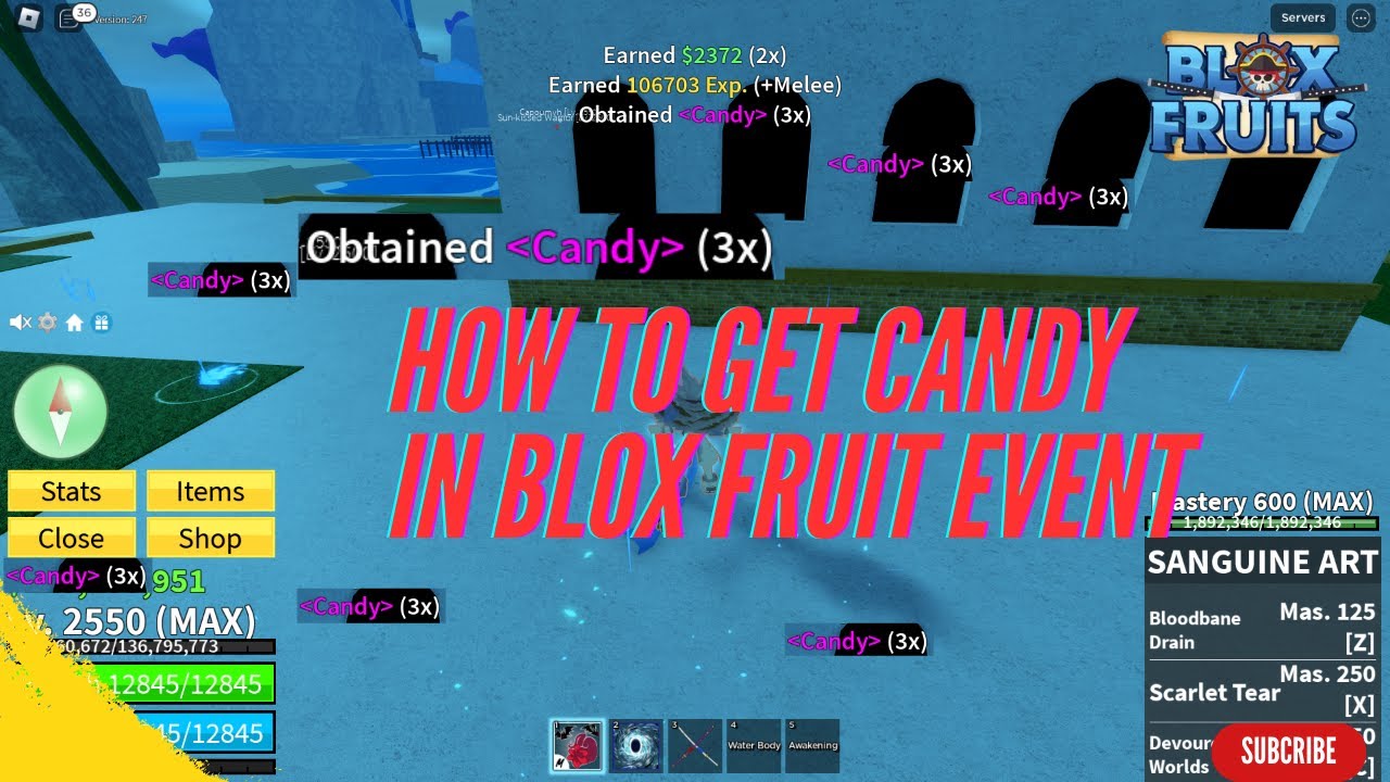 How to get candy in winter event Blox Fruit #shorts #roblox #bloxfruits ...