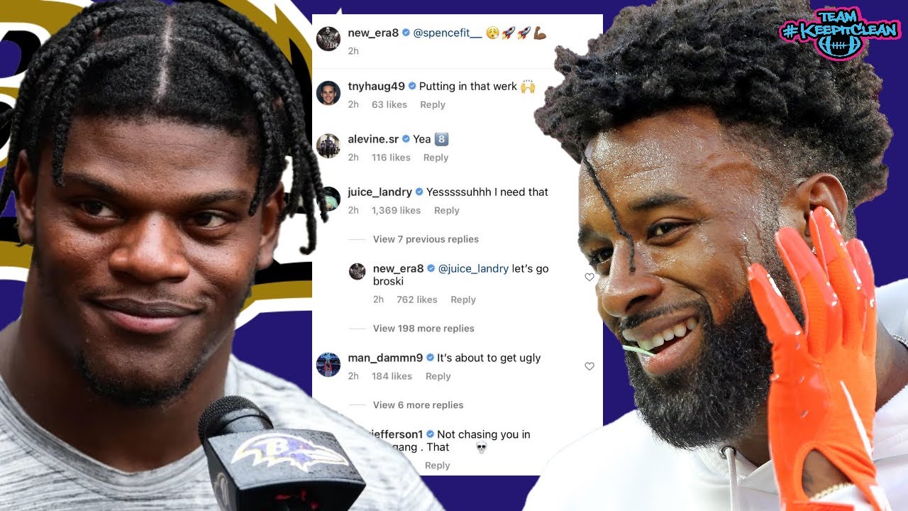 JARVIS LANDRY COMMENT ON LAMAR JACKSON INSTAGRAM HAS RAVENS FANS HYPED ...