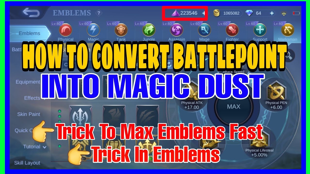 HOW TO CONVERT BATTLE POINTS INTO MAGIC DUST! EASY TRICK TO MAX YOUR ...
