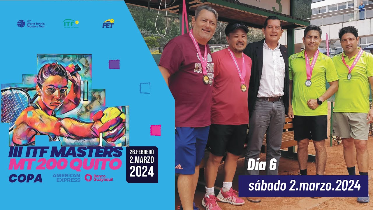EN EL ITF MASTERS QUITO COMPITIERON 60 TENISTAS DE 9 PAÍSES - YouTube
