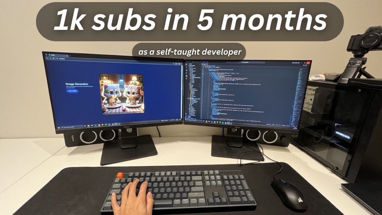how I got 1k subs in just 5 months by analyzing and improving my video's | self-taught developer ...