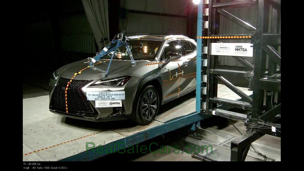Lexus UX 200/250h 2020 ALLCrash Test Compilation (Side-Pole, Front ...