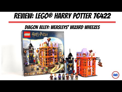 Review (English): LEGO Harry Potter 76422 Diagon Alley:Weasleys' Wizard ...